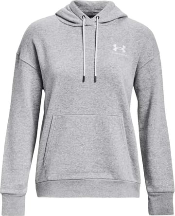 Under Armour Women's Essential Fleece Hoodie Mod Gray Light Heather ...