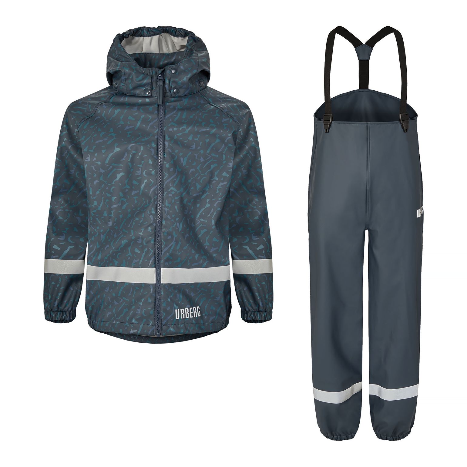 Urberg Kids' Malme PU Rain Set Midnight Navy | Shoppe Urberg Kids ...