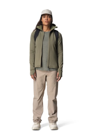 Houdini Women's Power Houdi Slask Sage Green | Fjellsport.no